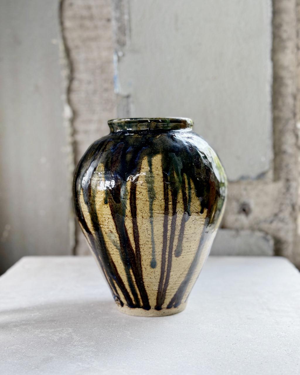 Olive Drip Vase – Babylon Store