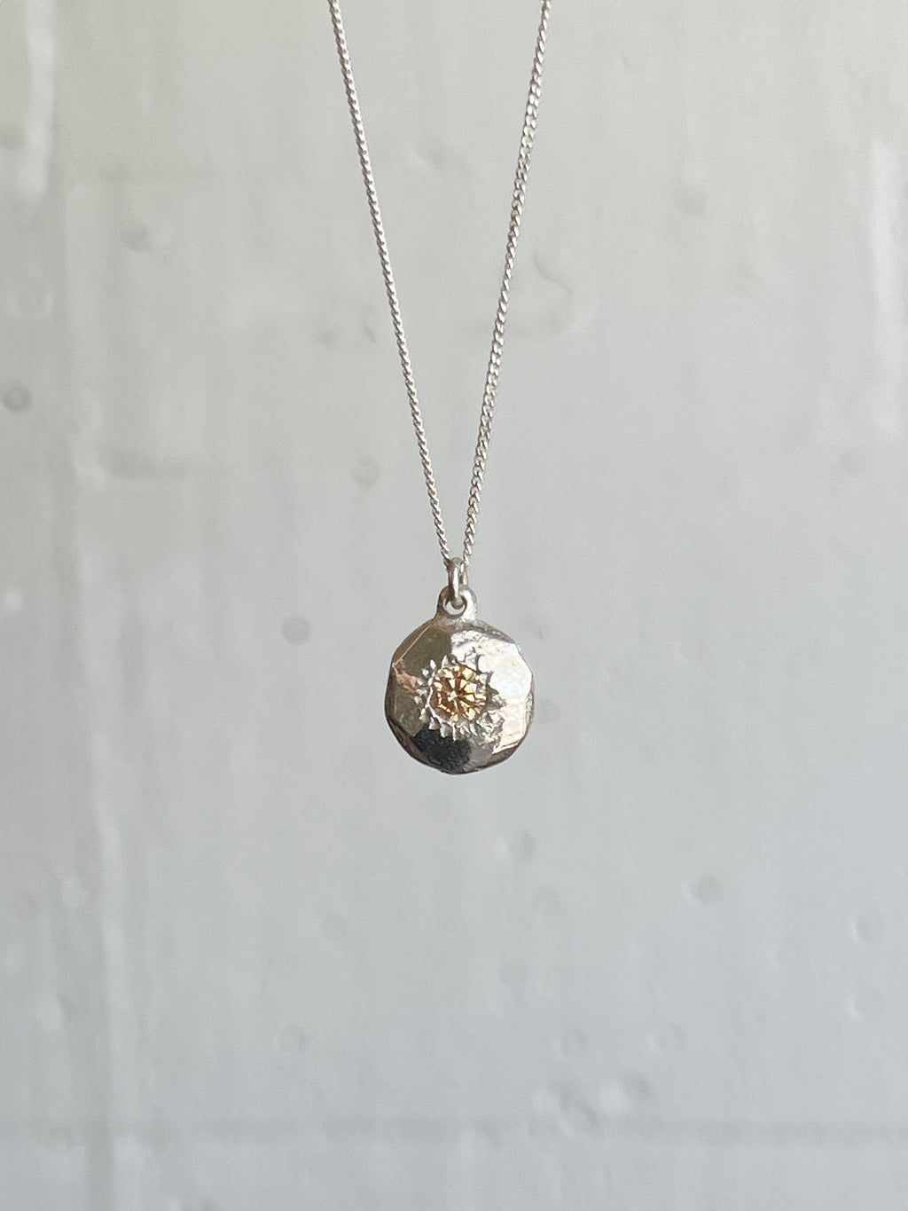 Champagne cubic zirconia honour pendant – Babylon Store