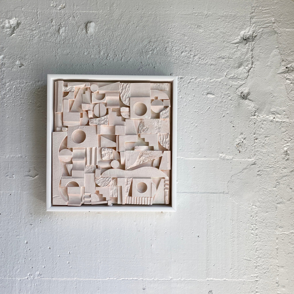 Nellie Ryan Ceramic small pink wall panel – Babylon Store